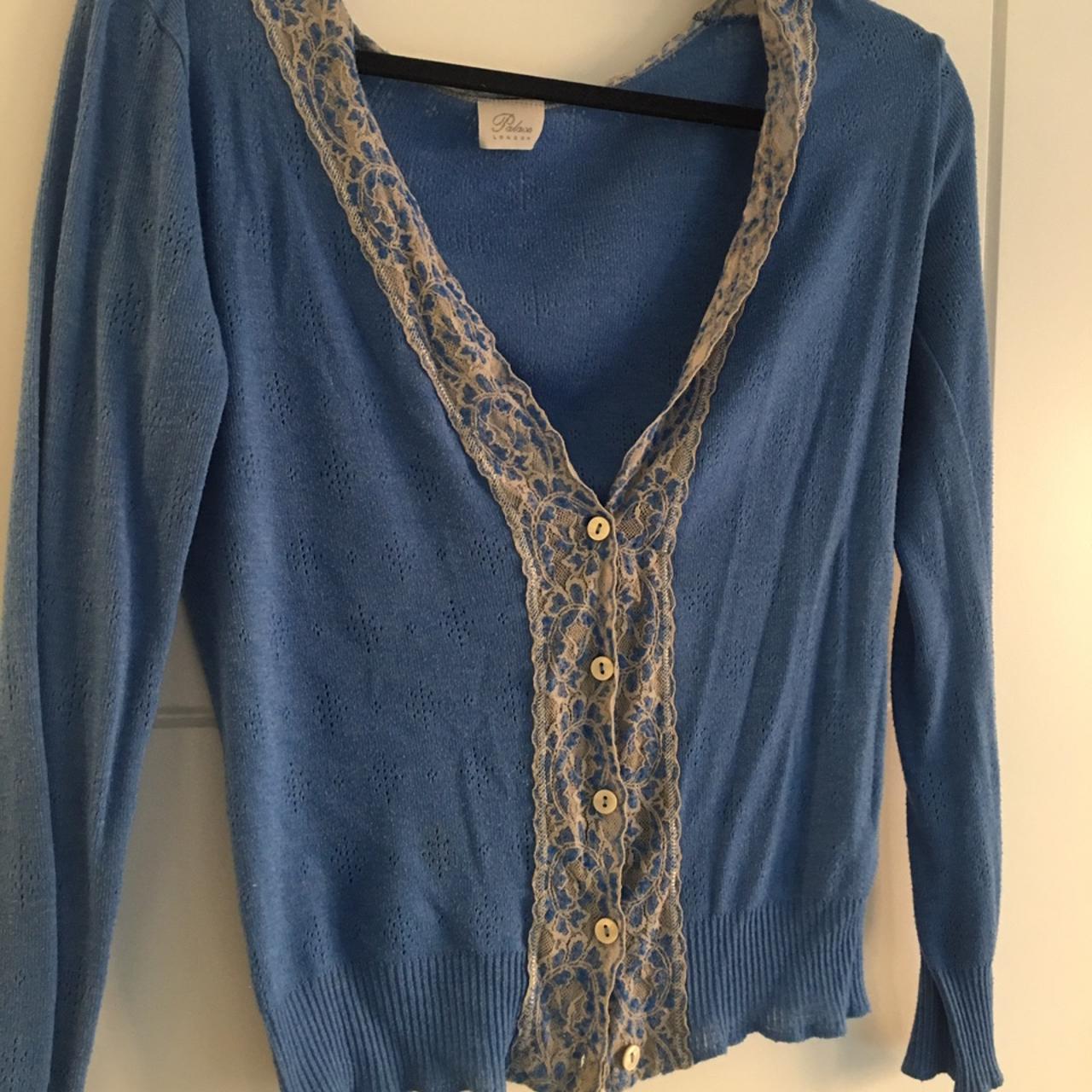 Vintage brand blue cardigan with buttons. Love this... - Depop