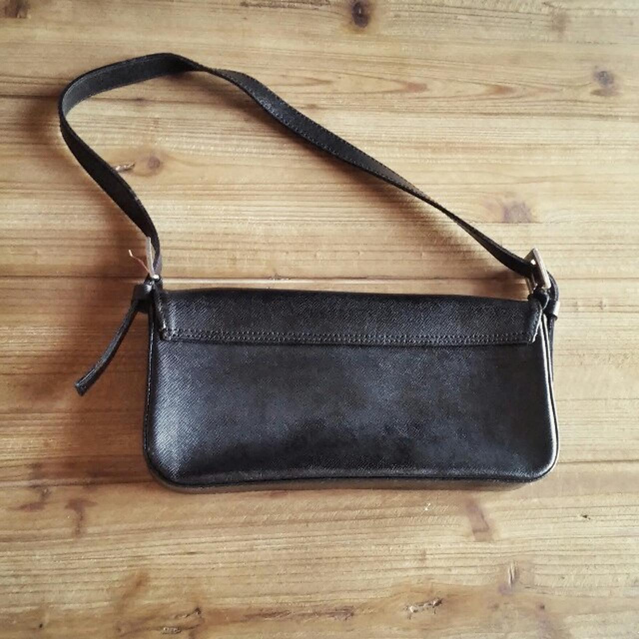 Borsa in pelle nera, Marco Ventura. Vintage ma in... - Depop
