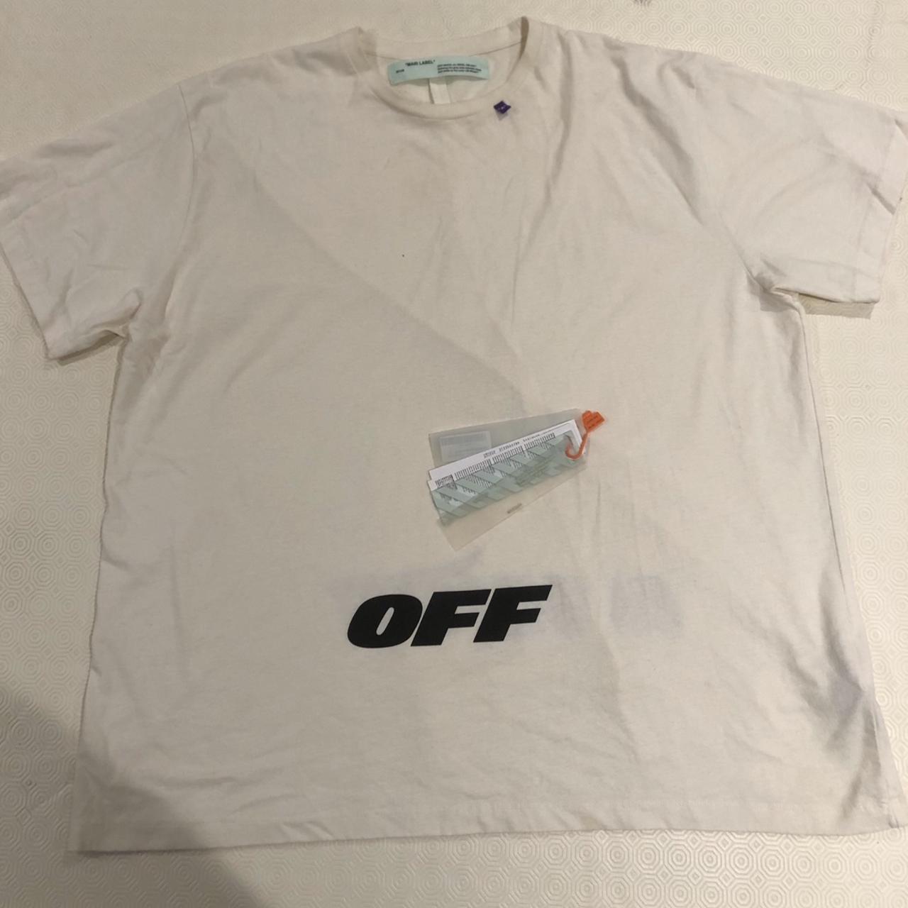 Men’s large Off-White oversized t shirt (tags... - Depop