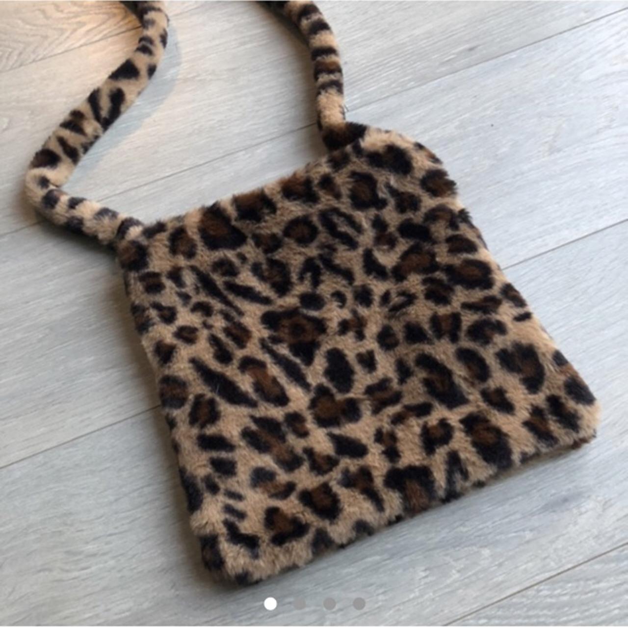 Leopard Print Bag FREE SHIPPING Furry 🐆 BRAND... | Depop
