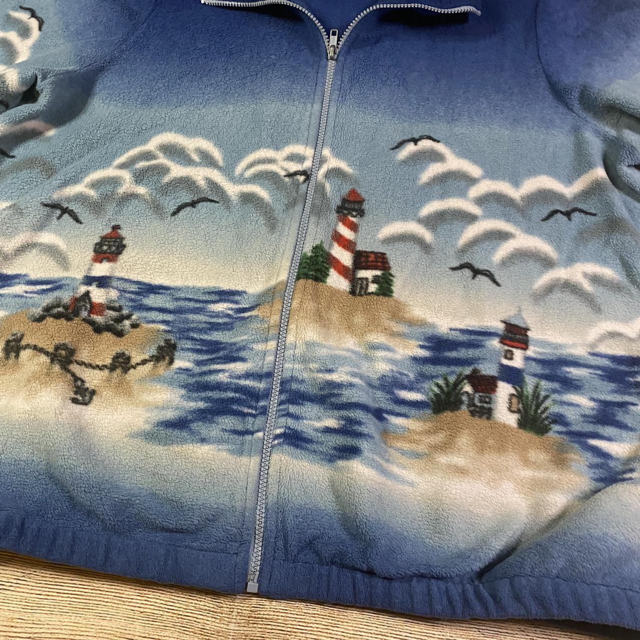 Vintage Y2K 2000’s Blair Lighthouse beach scenery... - Depop