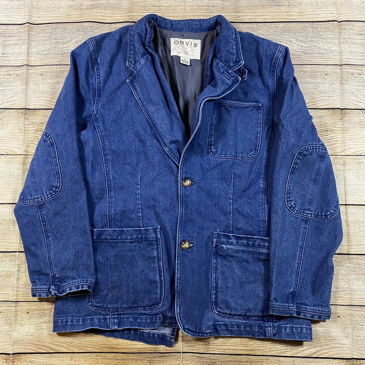 Orvis Women's Blue Jacket | Depop