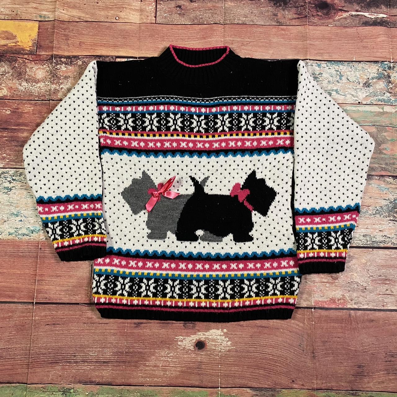 Vintage Basic Edition Dog Love themed Colorblock ... - Depop