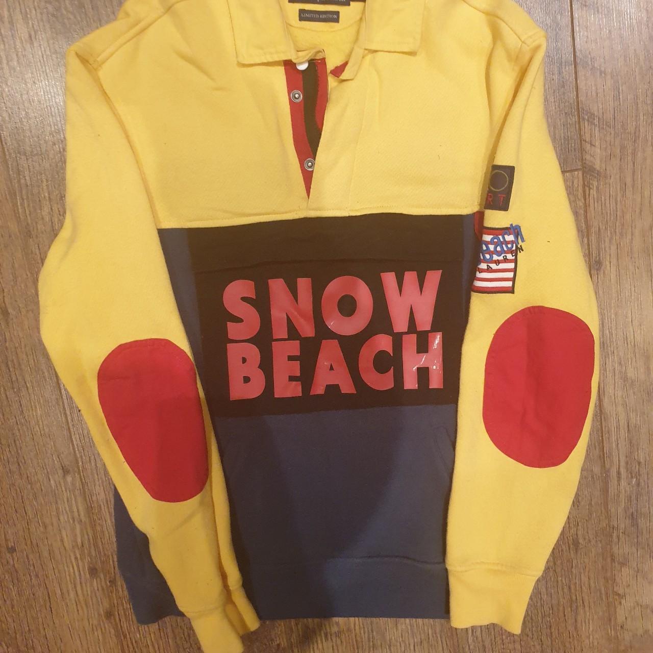 Ralph Lauren snow Beach Rugby shirt - Depop