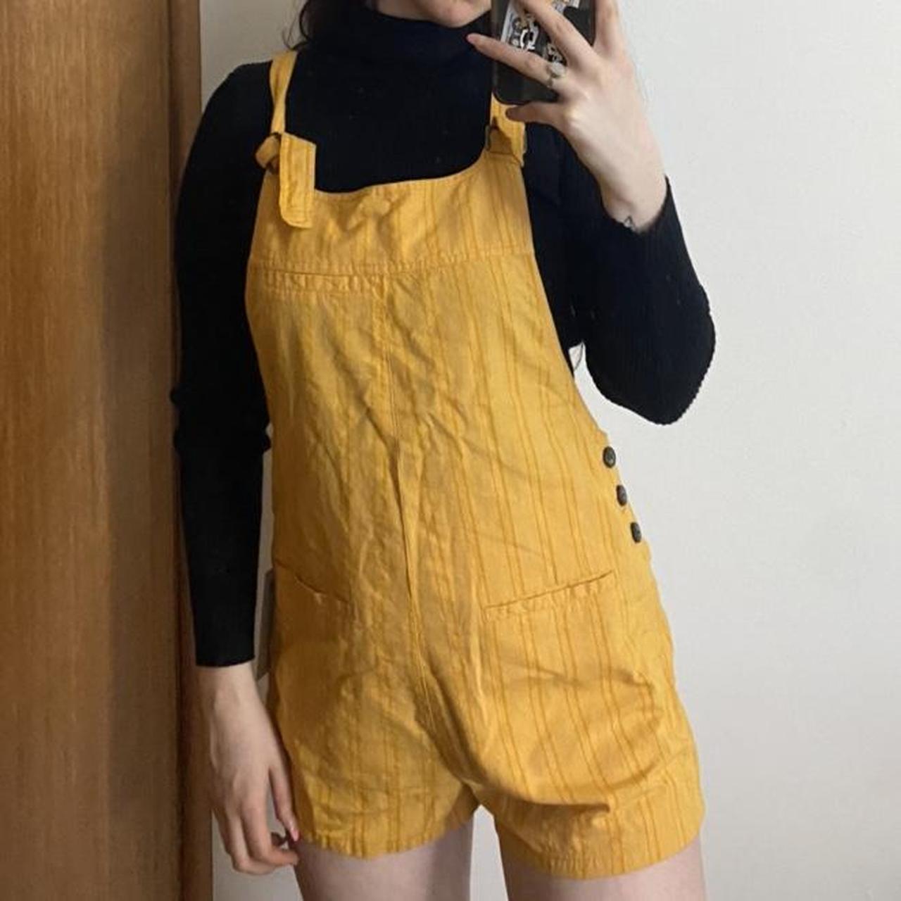 Element Women's Yellow and Gold Dungarees-overalls | Depop