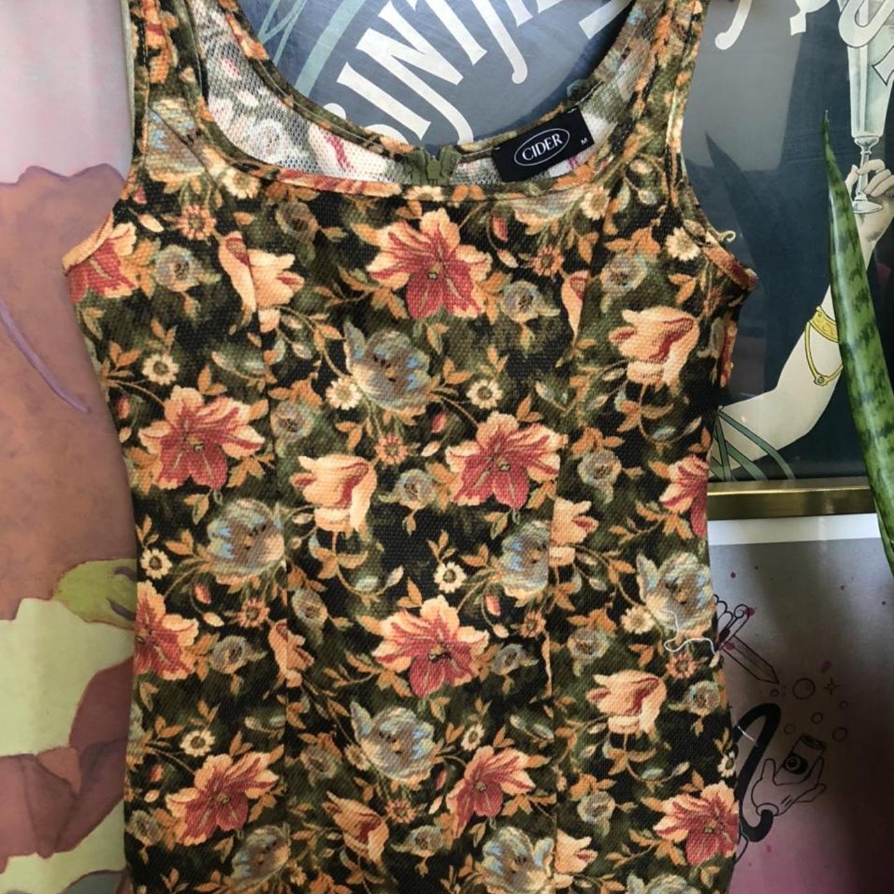 Cider floral mini dress. Perfect for Fall! - Depop