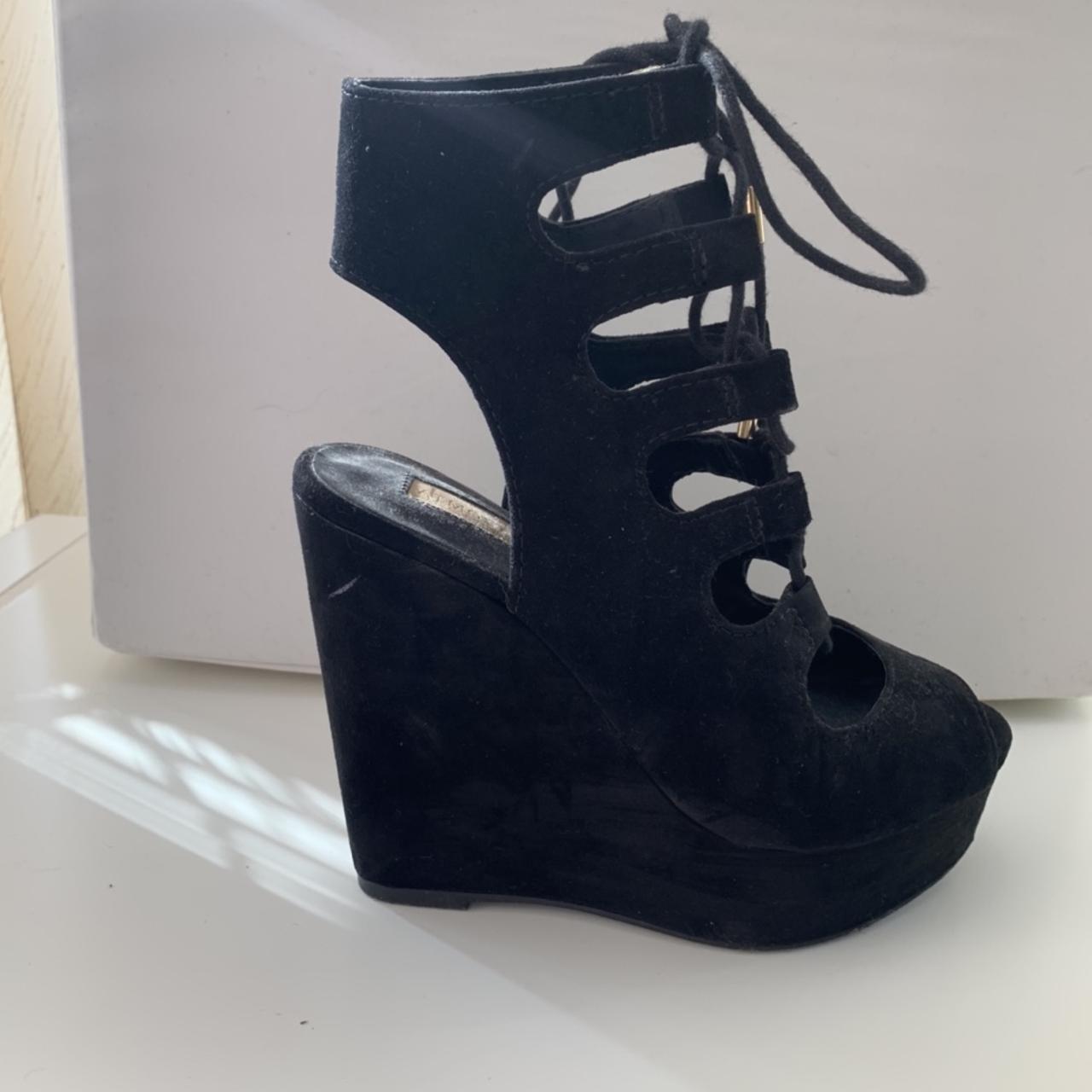 Black Primark Wedges | Size 3 | Good Condition - Depop
