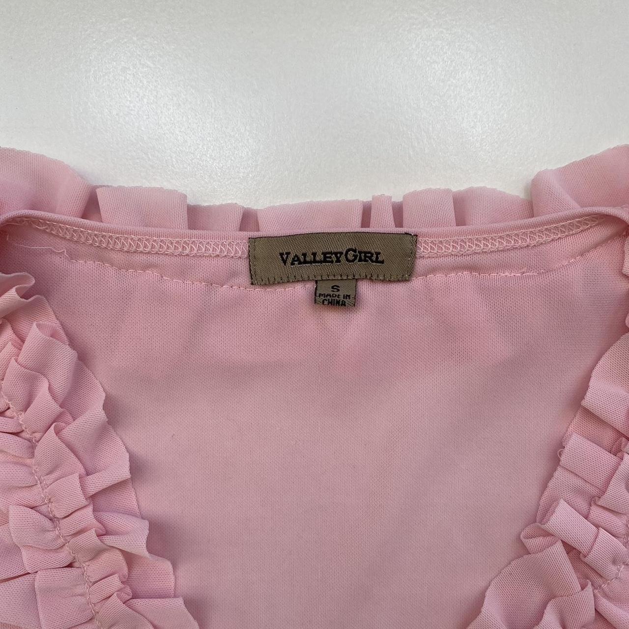 Cute baby pink ruffled sleeveless tank 💘 Made of... - Depop