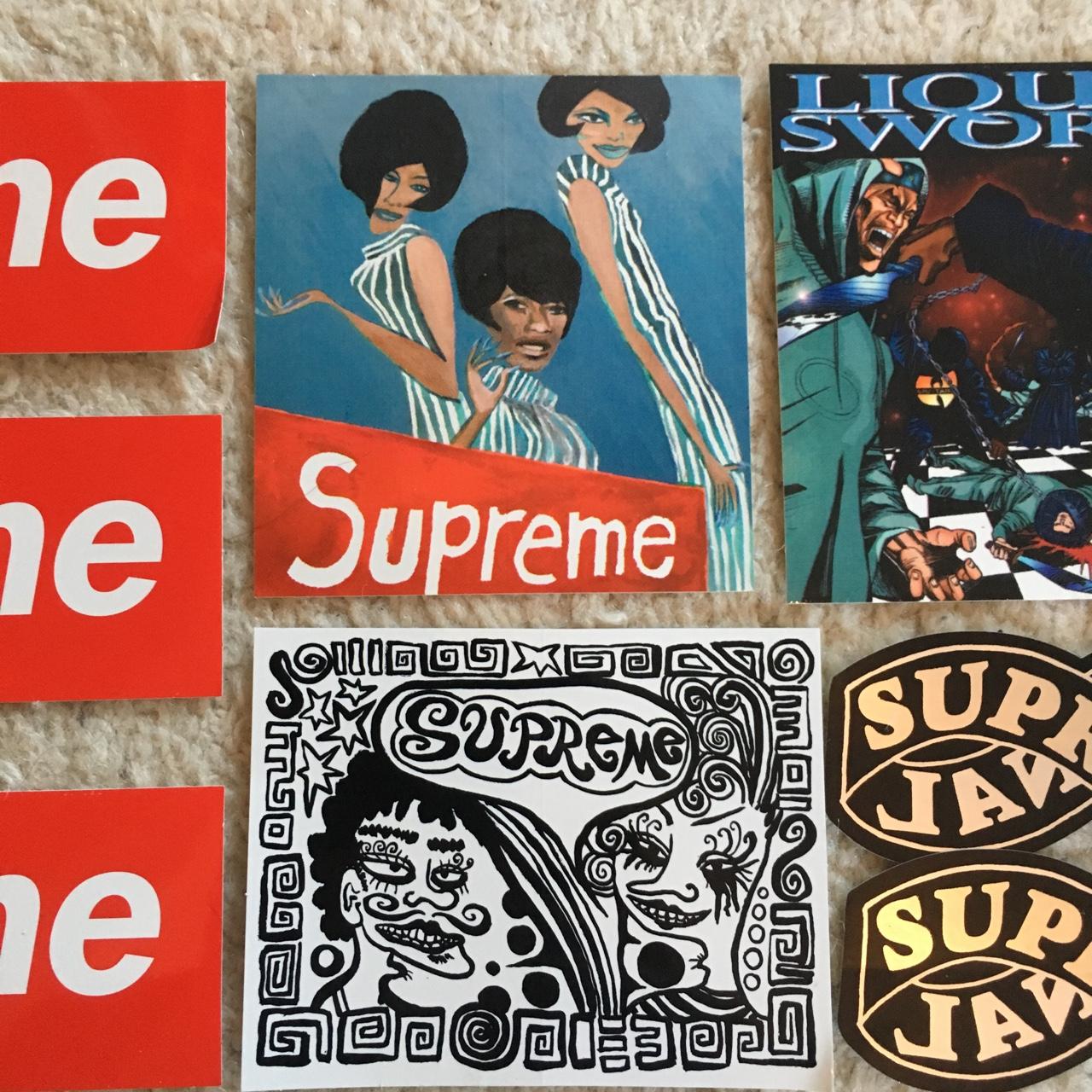 Supreme sticker pack x3 FW18 week 5 rare sticker... - Depop