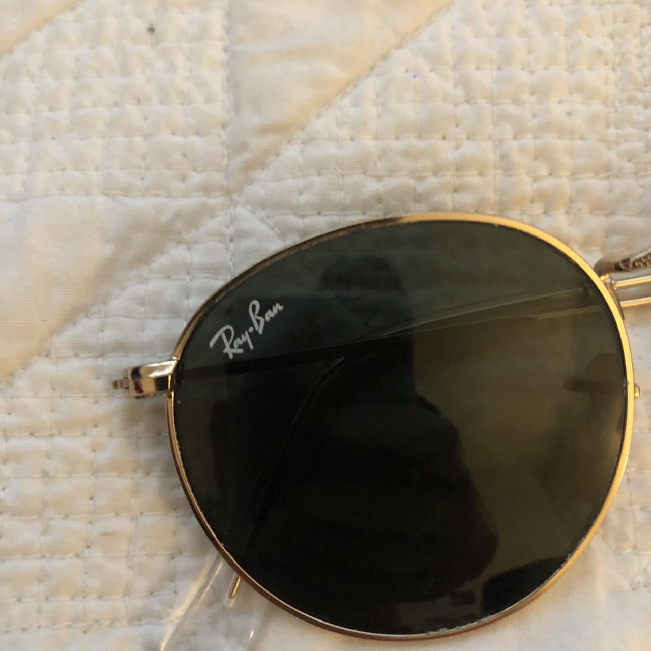 Genuine RAY-BAN round metal sunglasses ⚡️ small size... - Depop