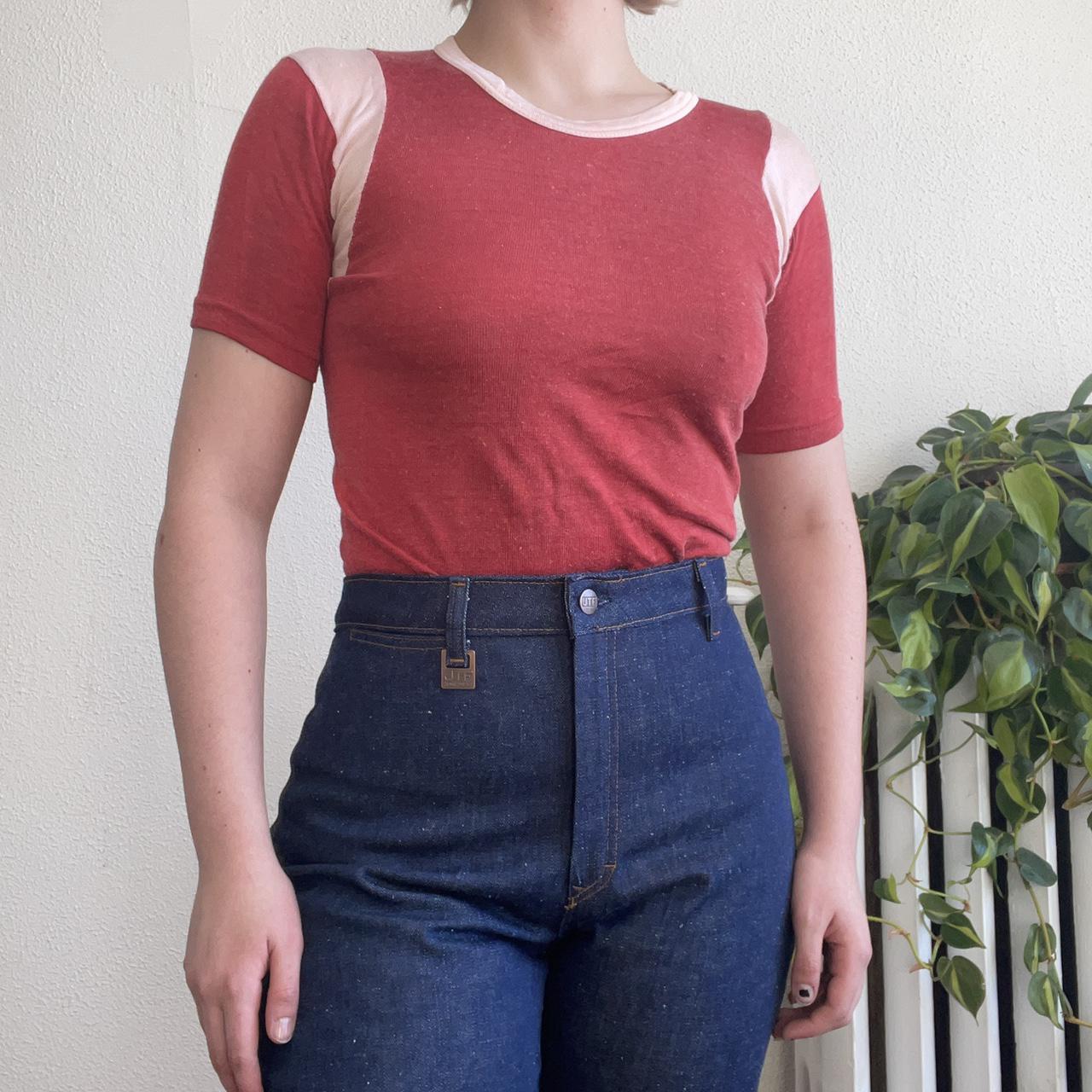 custom vintage raglan shirt 🚚 circa 1980’s by... - Depop