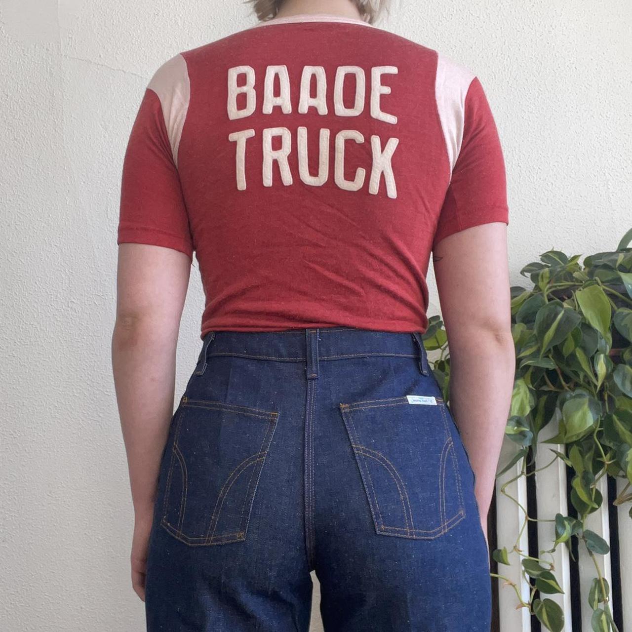 custom vintage raglan shirt 🚚 circa 1980’s by... - Depop