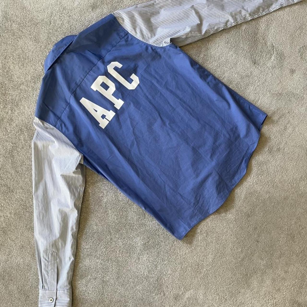 APC logo shirt Worn twice No flaws Size large... - Depop