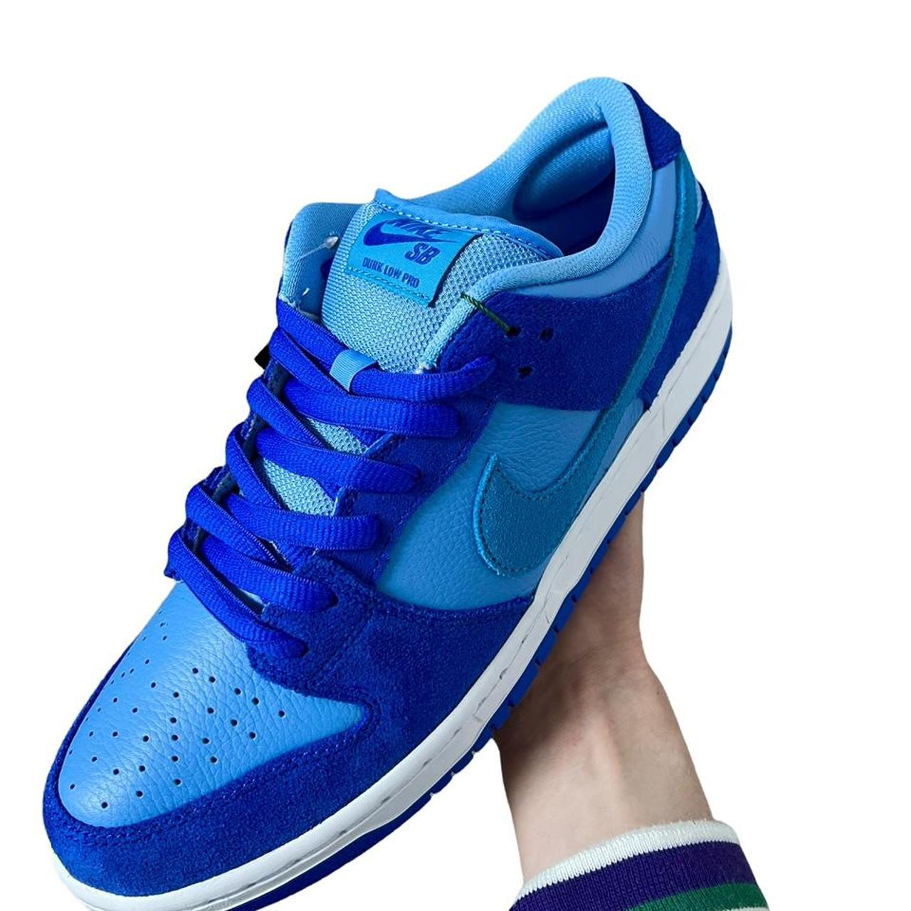 Nike SB Dunk Raspberry Blue Size UK 8.5 Brand new... - Depop