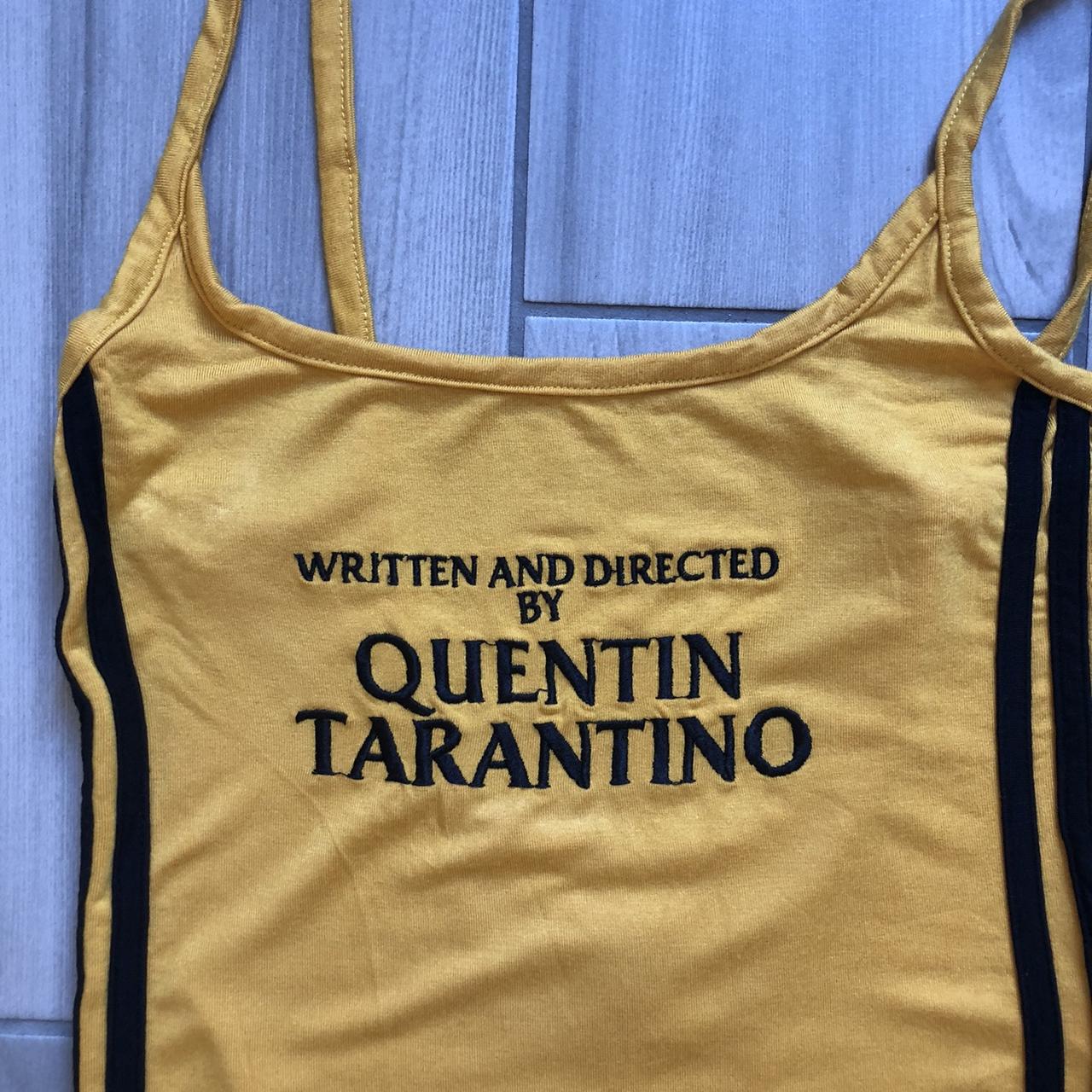 Omweekend QUENTIN TARANTINO YELLOW BODY Used only 1... - Depop