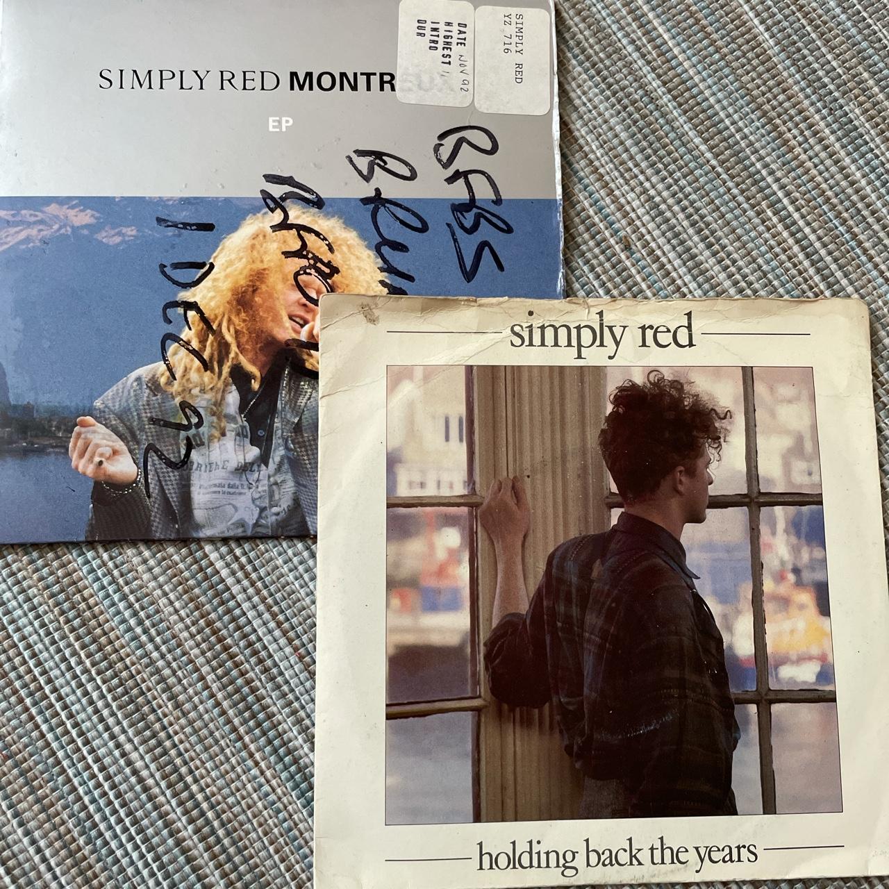 Simply Red 7 inch records singles vinyl x2 Play... - Depop