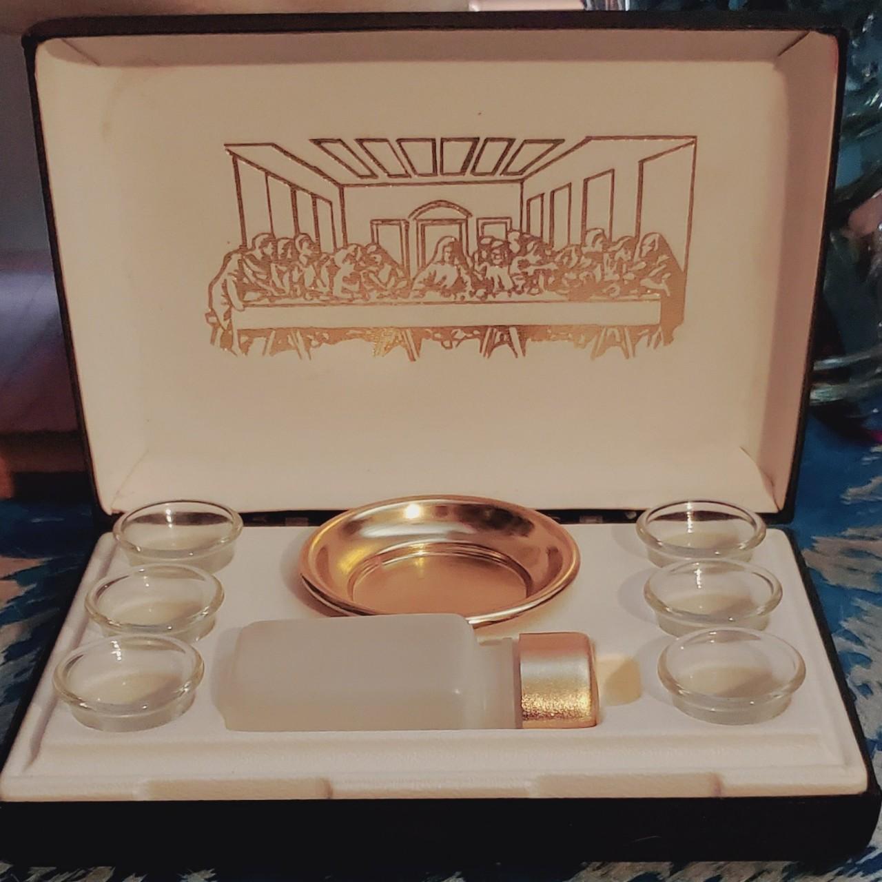 This is a vintage portable communion box I got from... | Depop