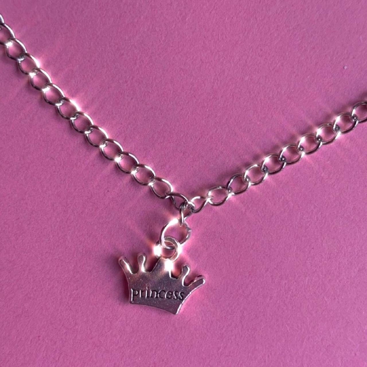 The princess crown chain necklace!!💞 high quality... - Depop
