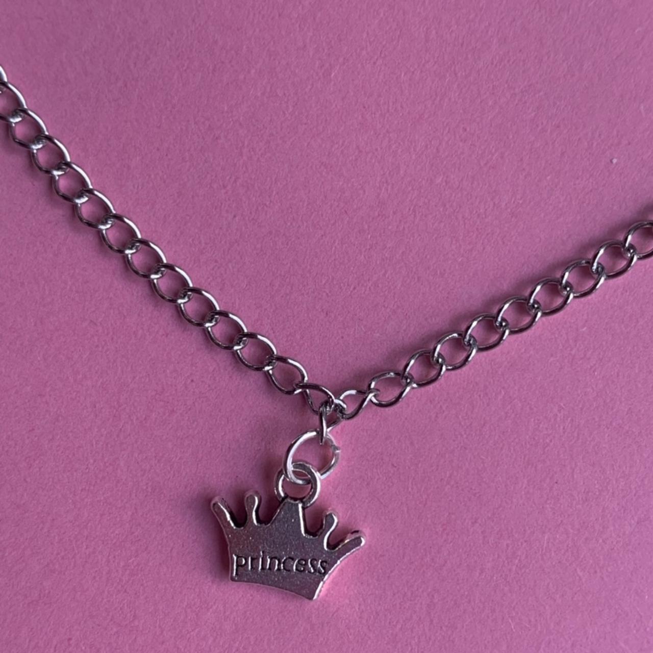 The princess crown chain necklace!!💞 high quality... - Depop