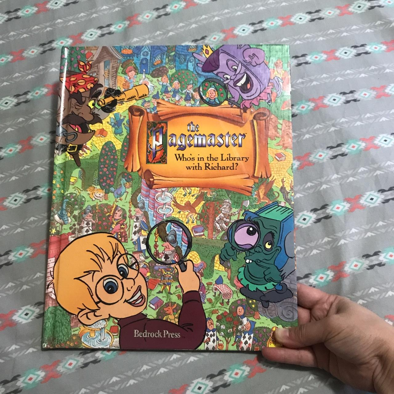 The Pagemaster, deadstock, look and find book from... - Depop