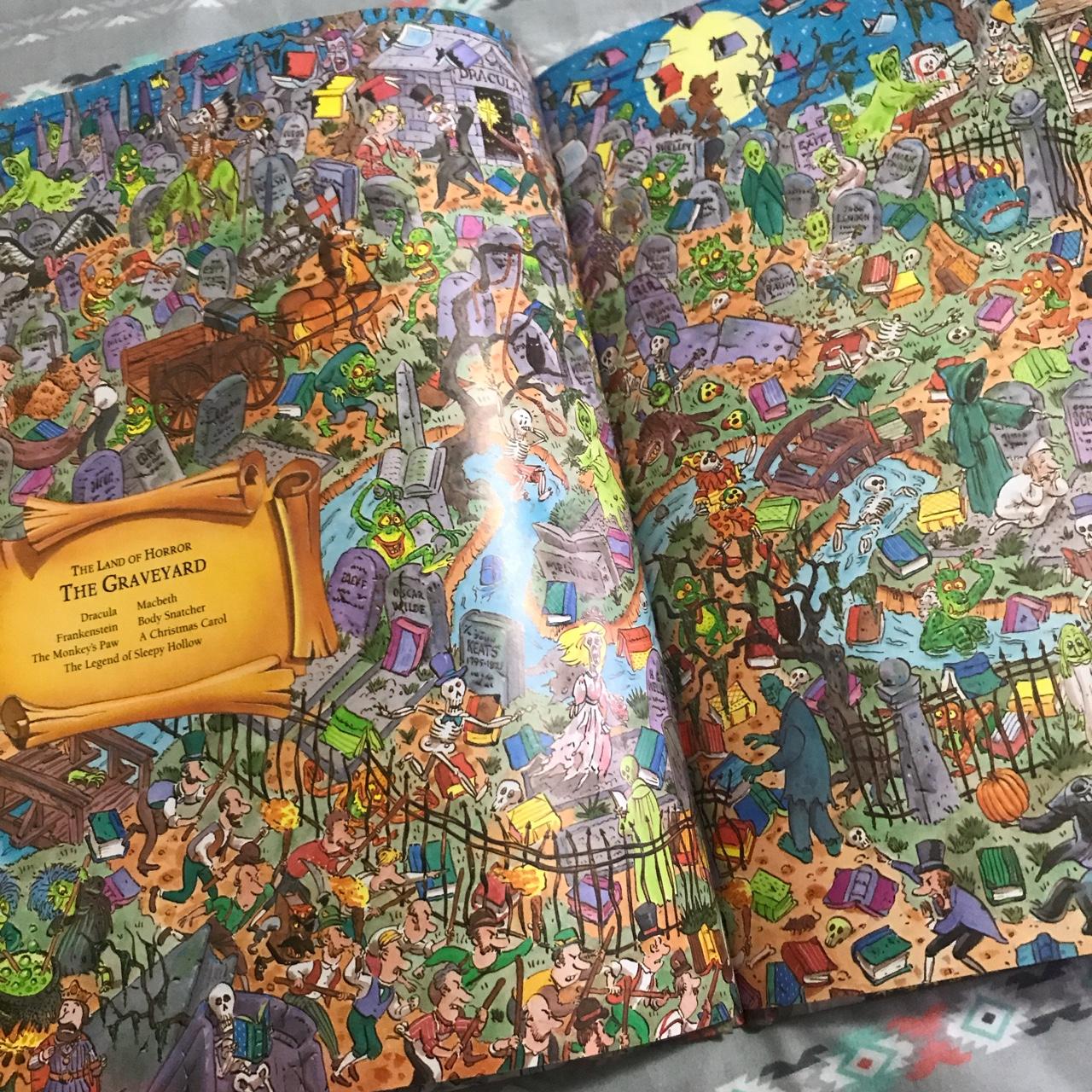 The Pagemaster, deadstock, look and find book from... - Depop