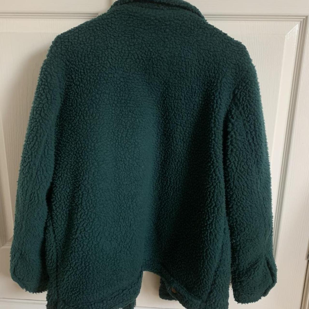 🥦primark forest green borg jacket🌲 worn but... - Depop