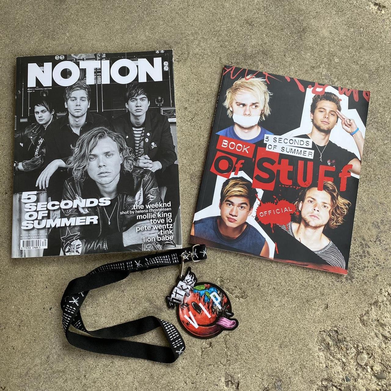 5sos merch bundle. Includes them on the cover of... - Depop