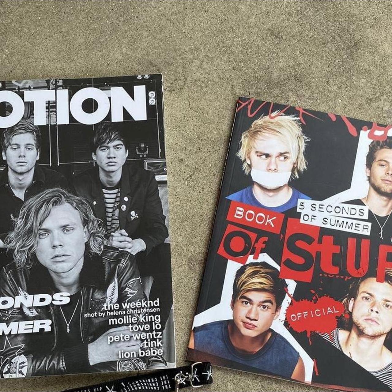 5sos merch bundle. Includes them on the cover of... - Depop