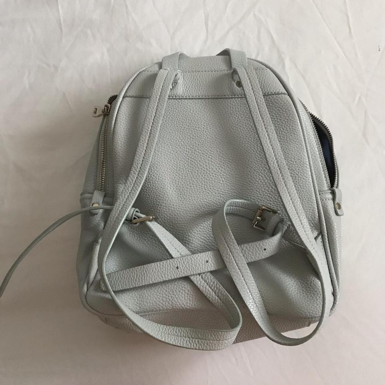 Zara rucksack/bag with gold detailing, two main... - Depop