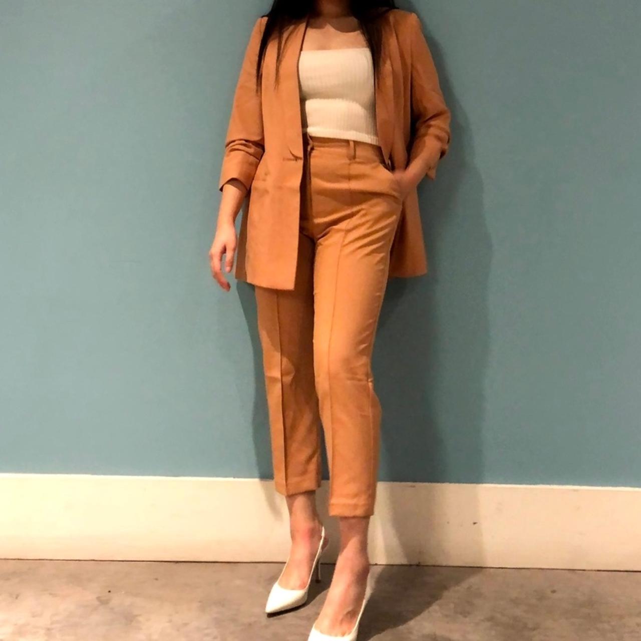 Pink/Salmon Suit set. I’m 5’2 for the reference, and... - Depop