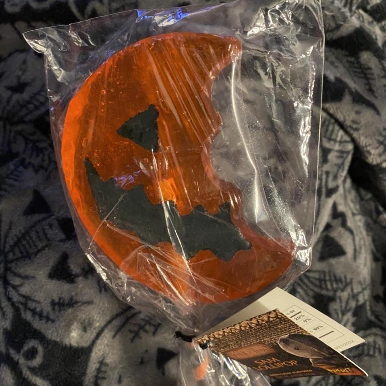 Trick R Treat Sam lollipop - large Spirit Halloween... - Depop