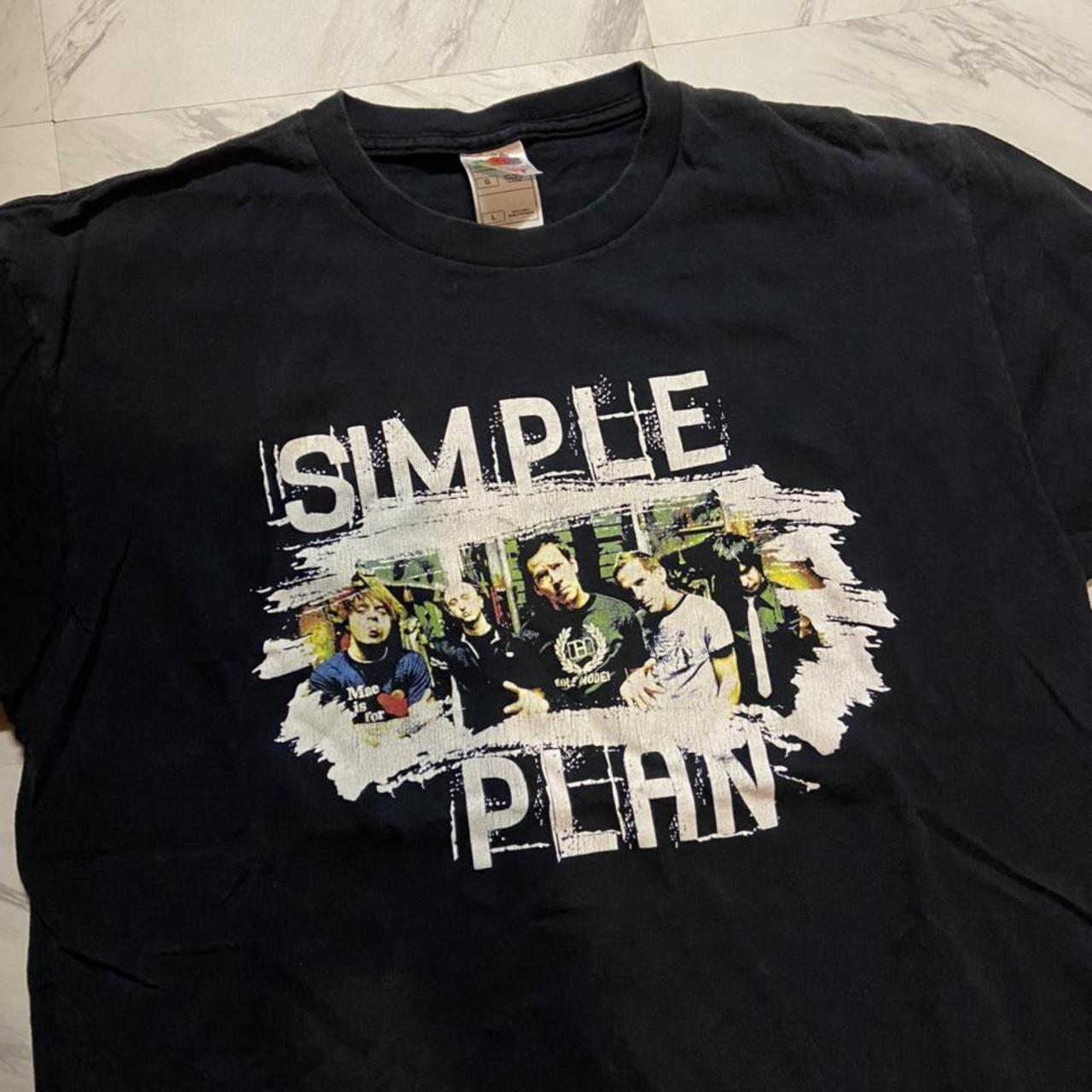 Vintage Pop Punk Simple Plan shirt Fits M-L... - Depop