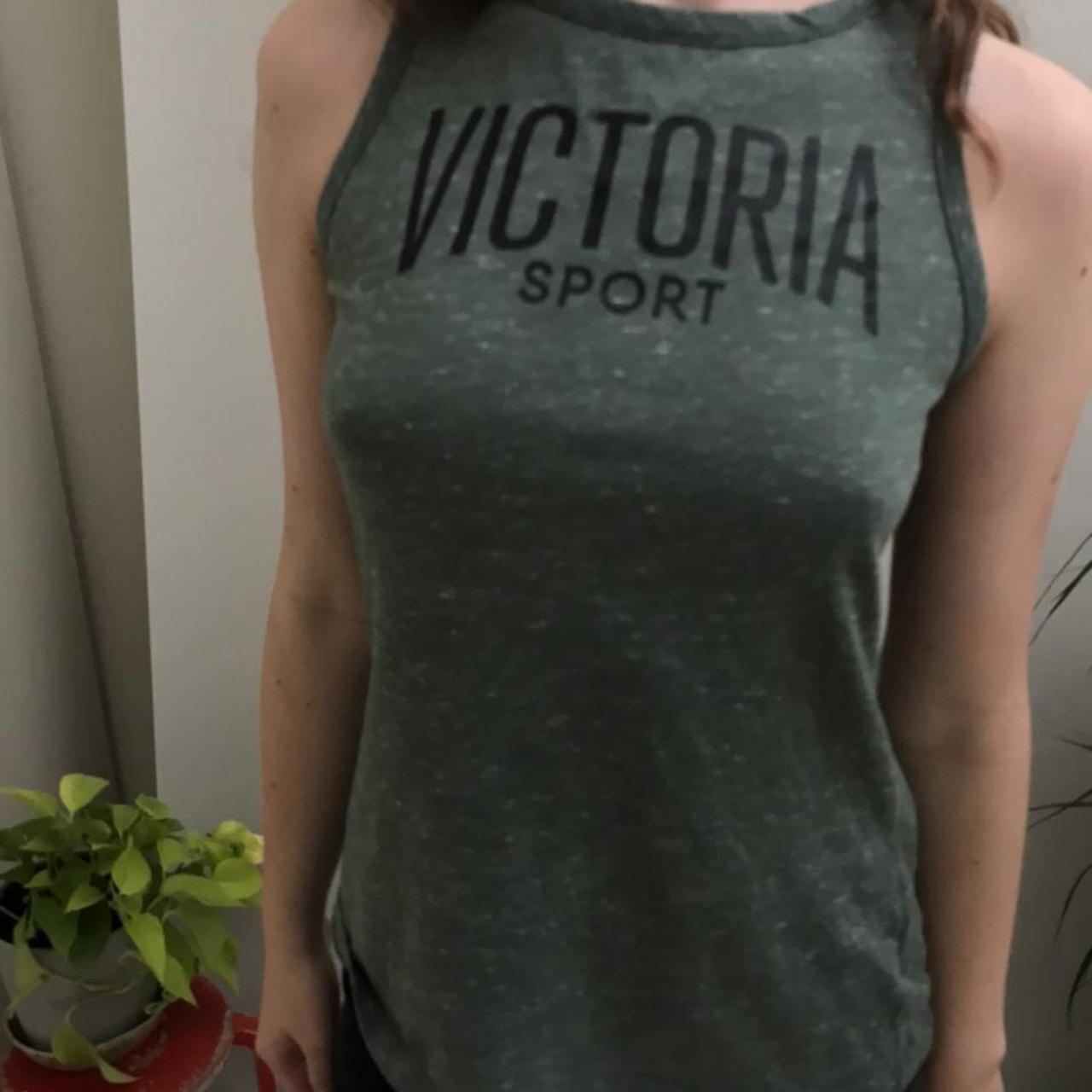 Victoria secret backless tank Kate moss Khaki - Depop