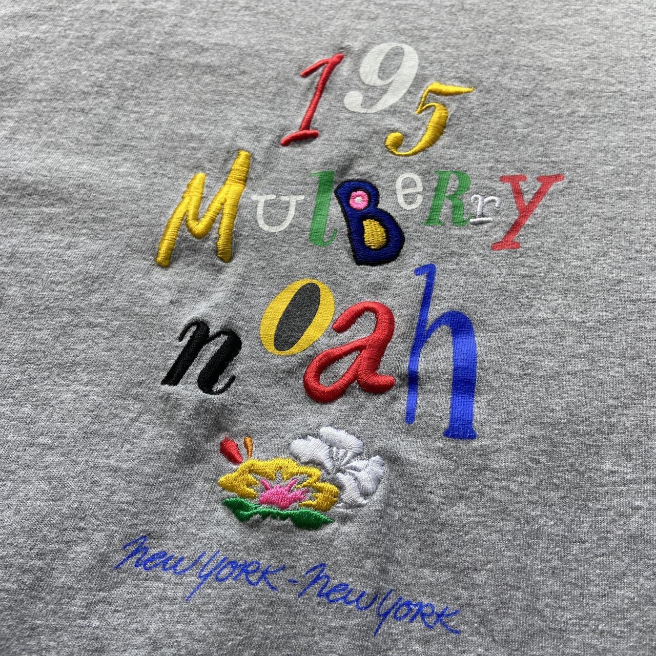 grey noah nyc t shirt tee Embroidered with the... - Depop