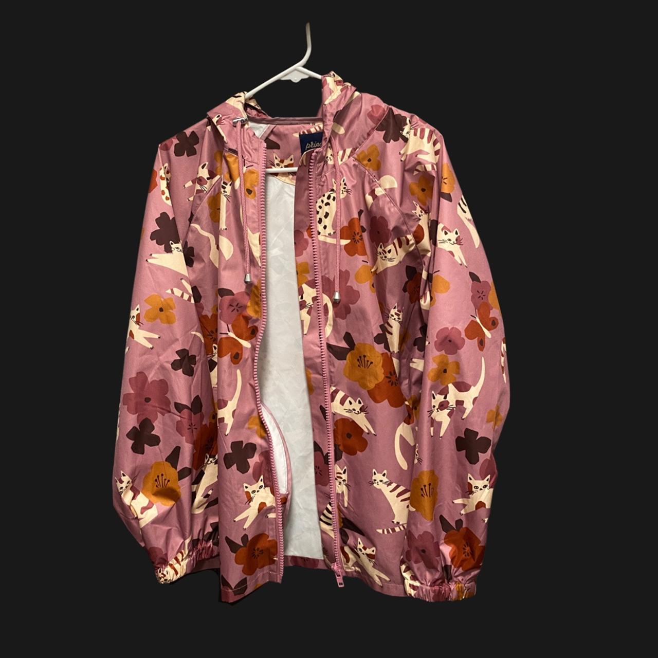 Princess highway rain jacket with raining cats &... - Depop
