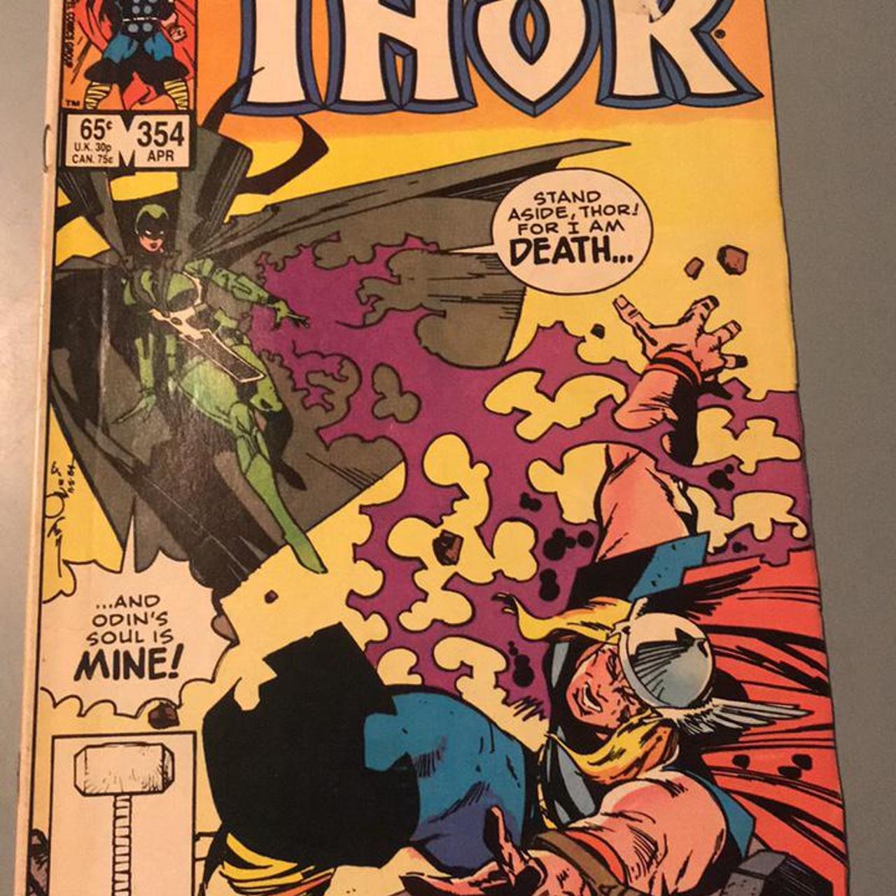 The Mighty Thor #354 Marvel Comic Book 1985 - Depop