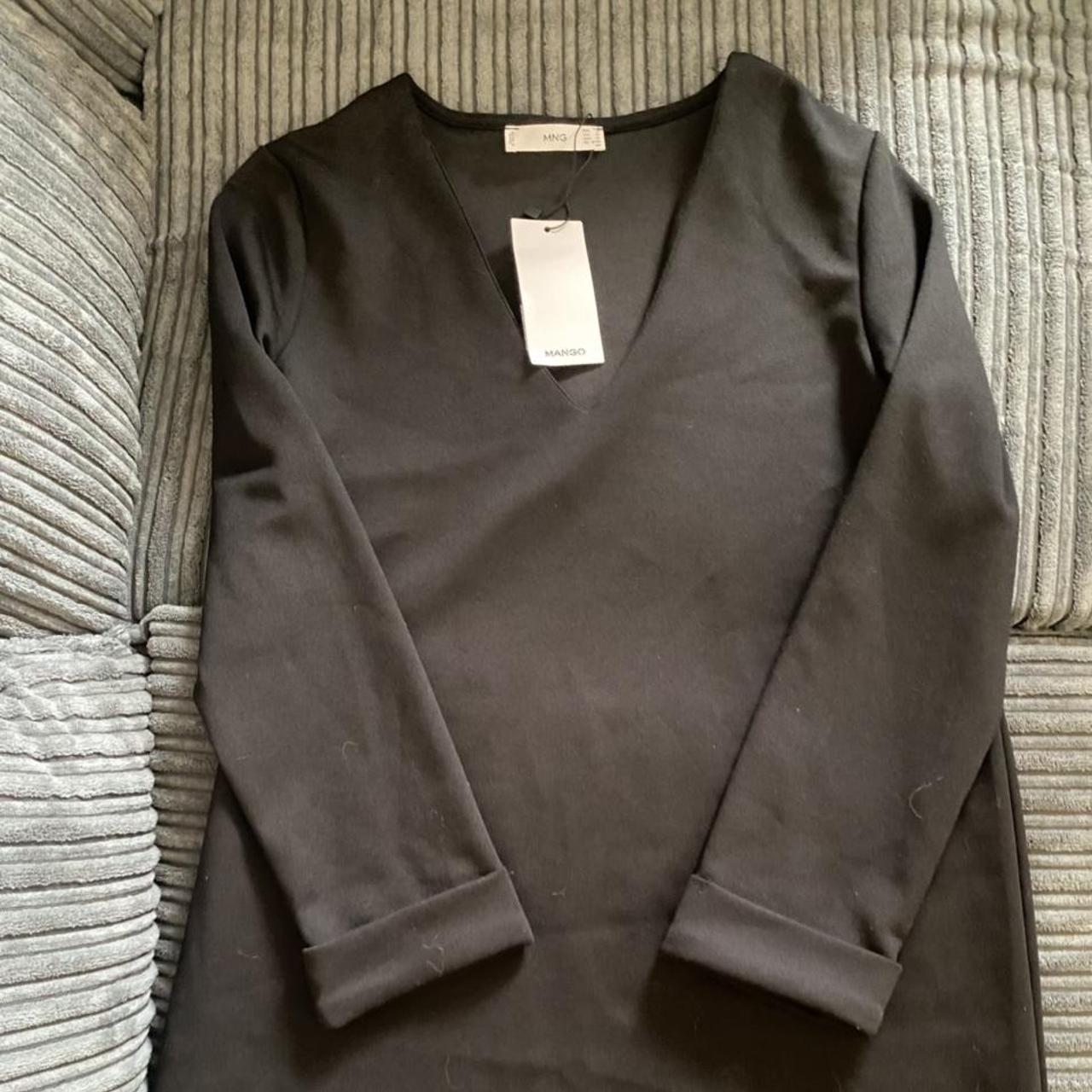 Mango smart work dress Black Brand new never... - Depop