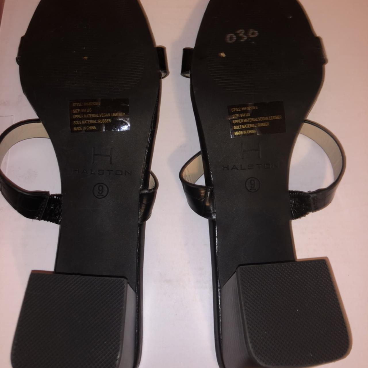 90’s inspired Black Open Toe Chunky Heel Mules In... - Depop