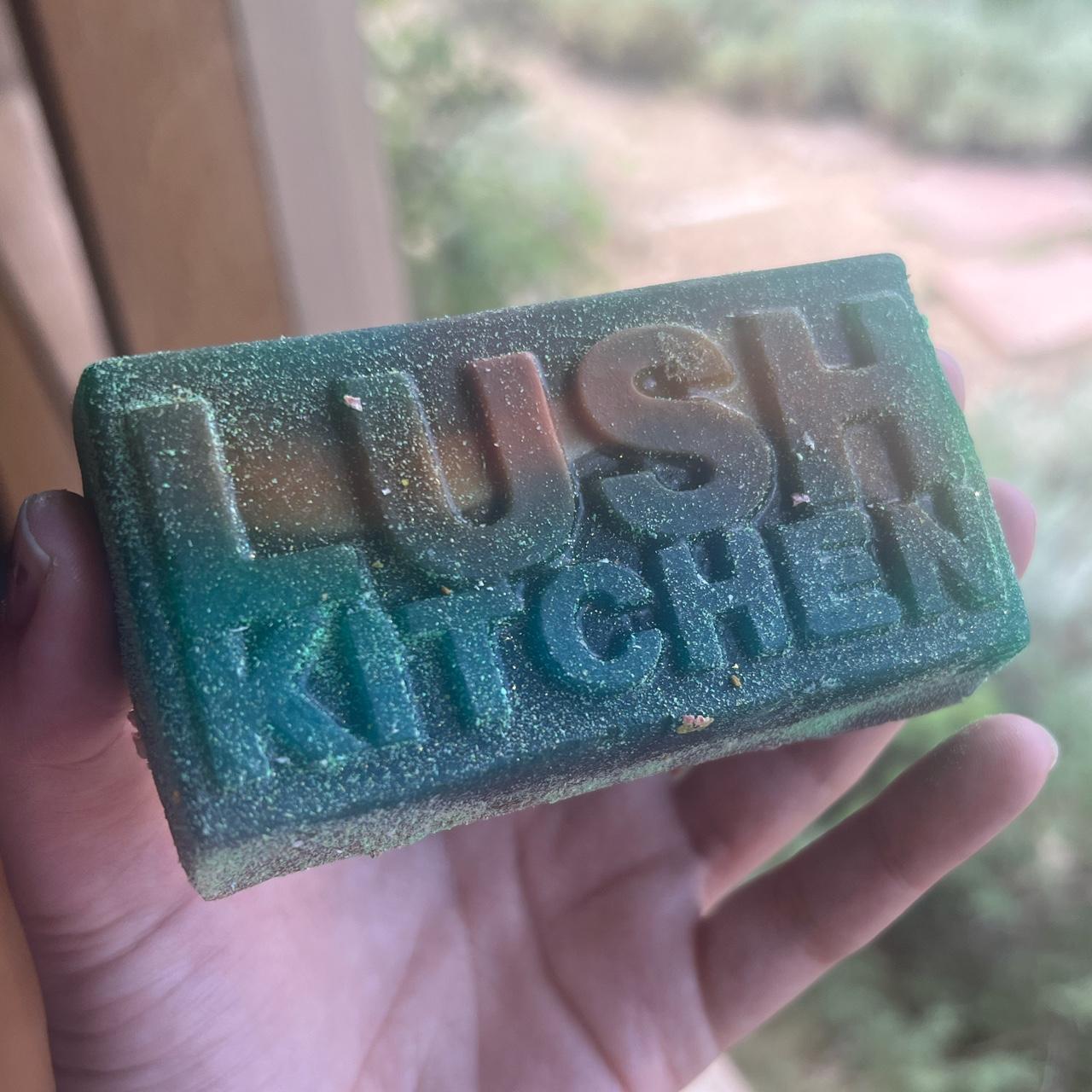 brand new lush cosmetics intergalactic bar soap from... - Depop