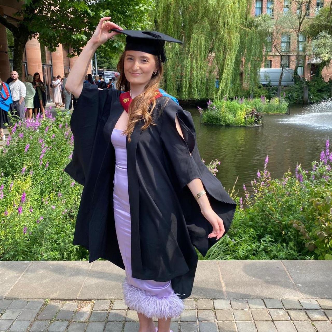 House of CB Women's Pink and Purple Dress | Depop