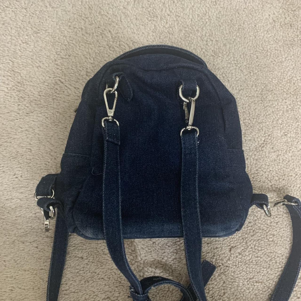 Princess Polly Backpack Mini Denim Jean Cross Blue... - Depop