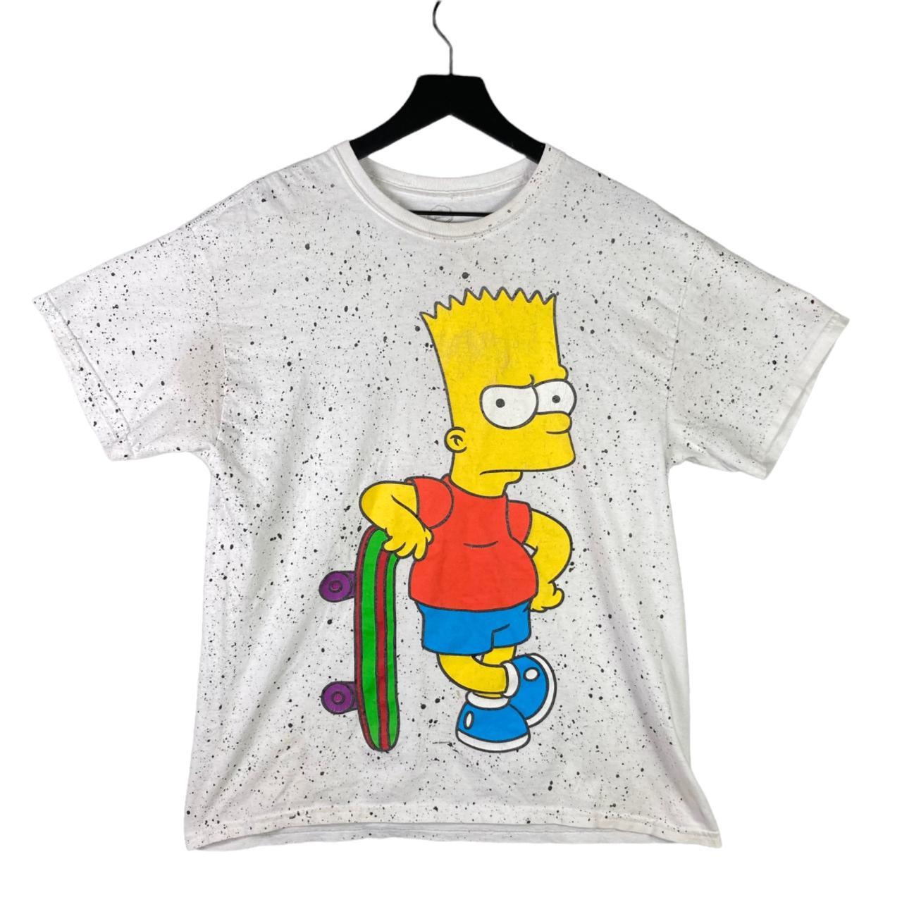 The Simpsons Bart T-Shirt Shirt Mens Size Large... - Depop