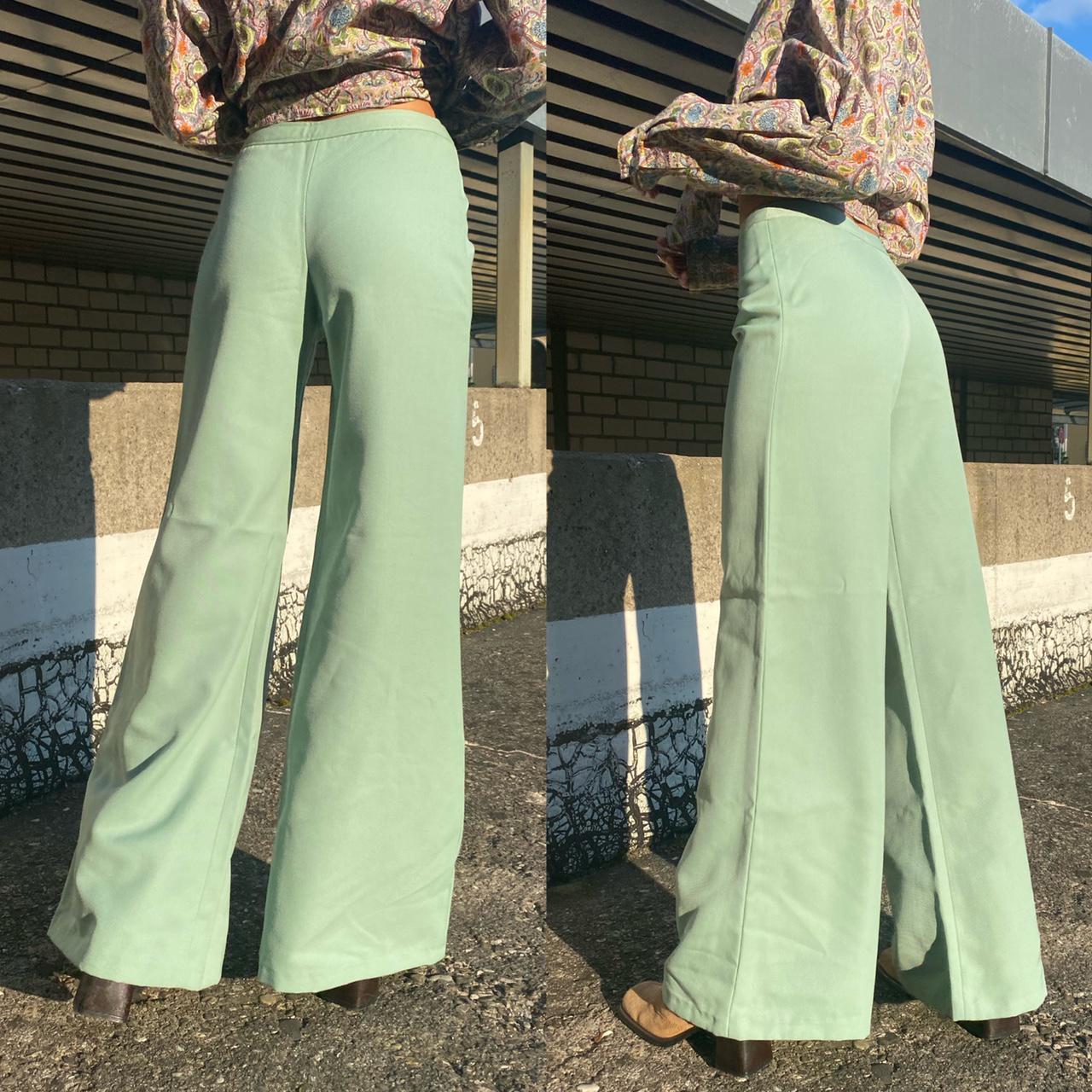 Original Vintage 60/70s extrem wide leg pants from... - Depop