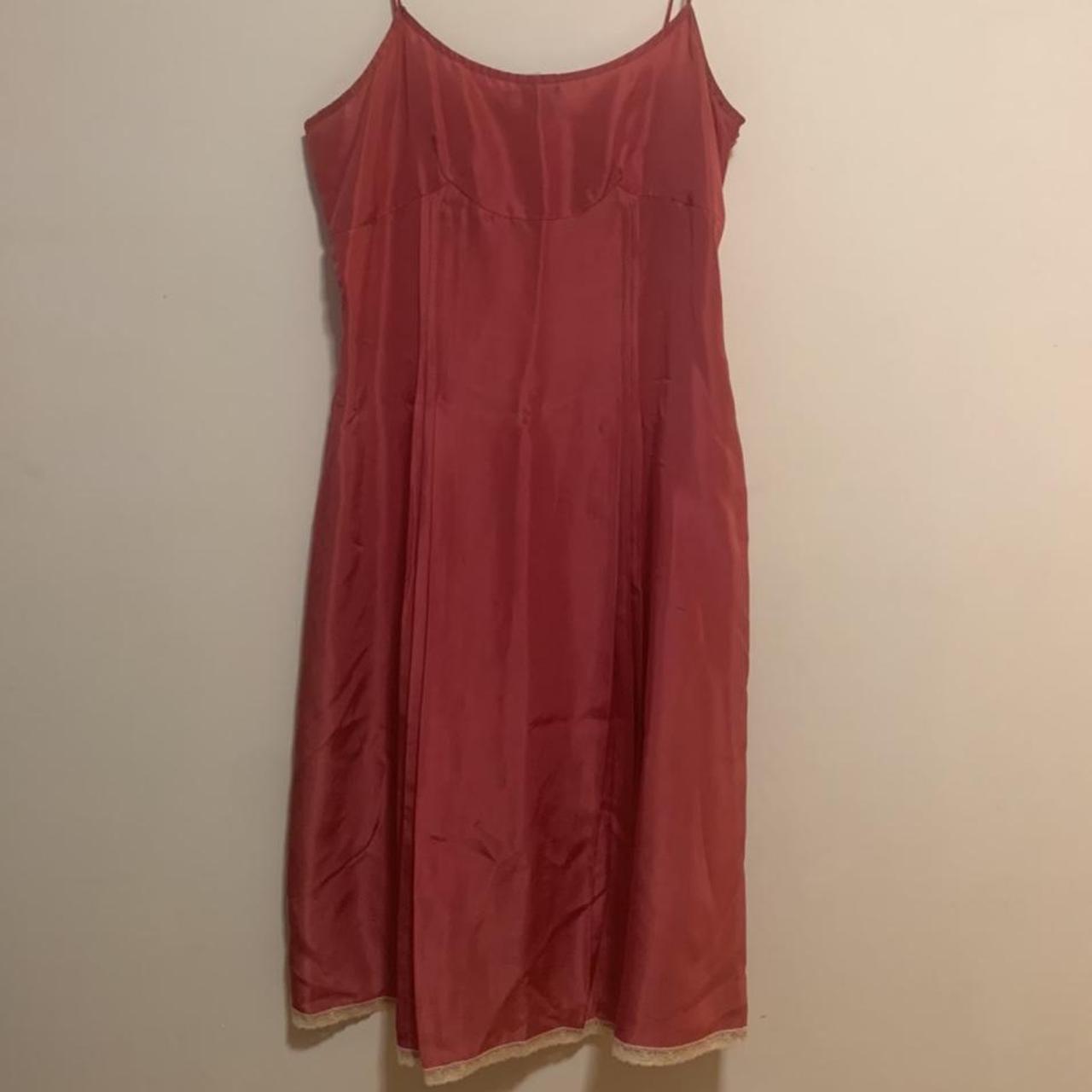 Calypso St. Bart Women's Pink and Red Dress | Depop