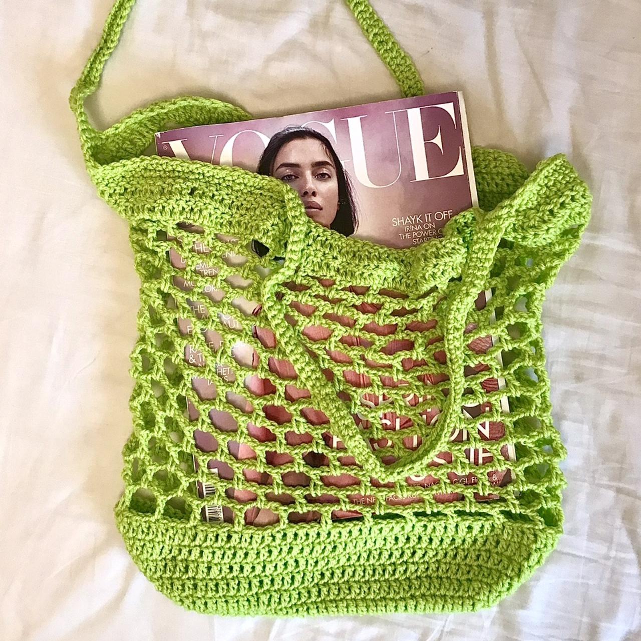 HANDMADE CUSTOM CROCHET BAG. Perfect for summer and... - Depop