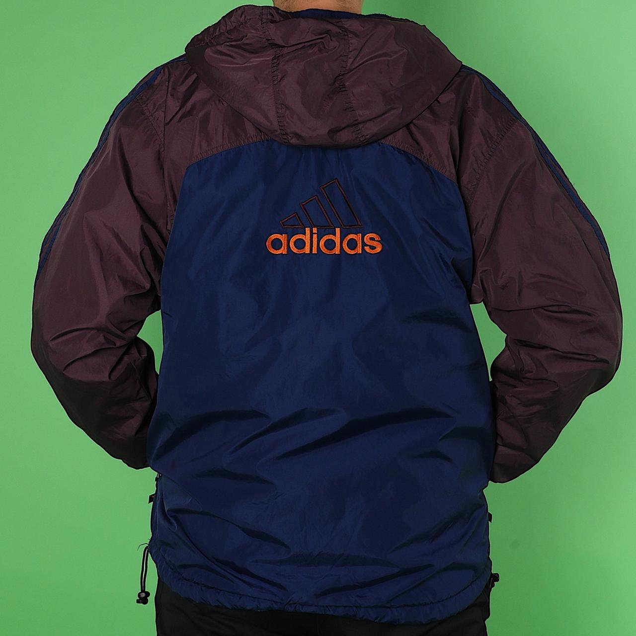 🔥Adidas spell-out jacket with fleece lining 🔥 Size:... - Depop