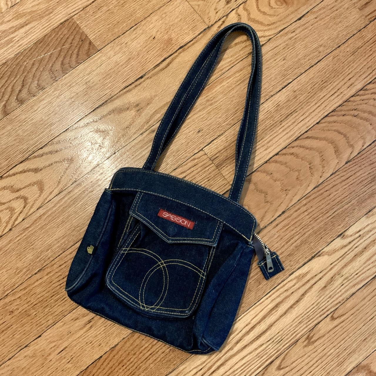 Vidal Sassoon Women's Navy Bag | Depop
