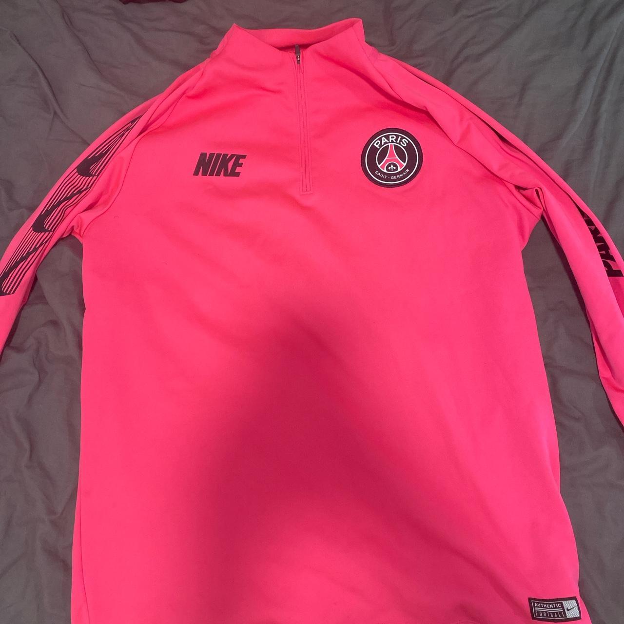 Nike PSG pink tracktop brand new never worn colours... - Depop
