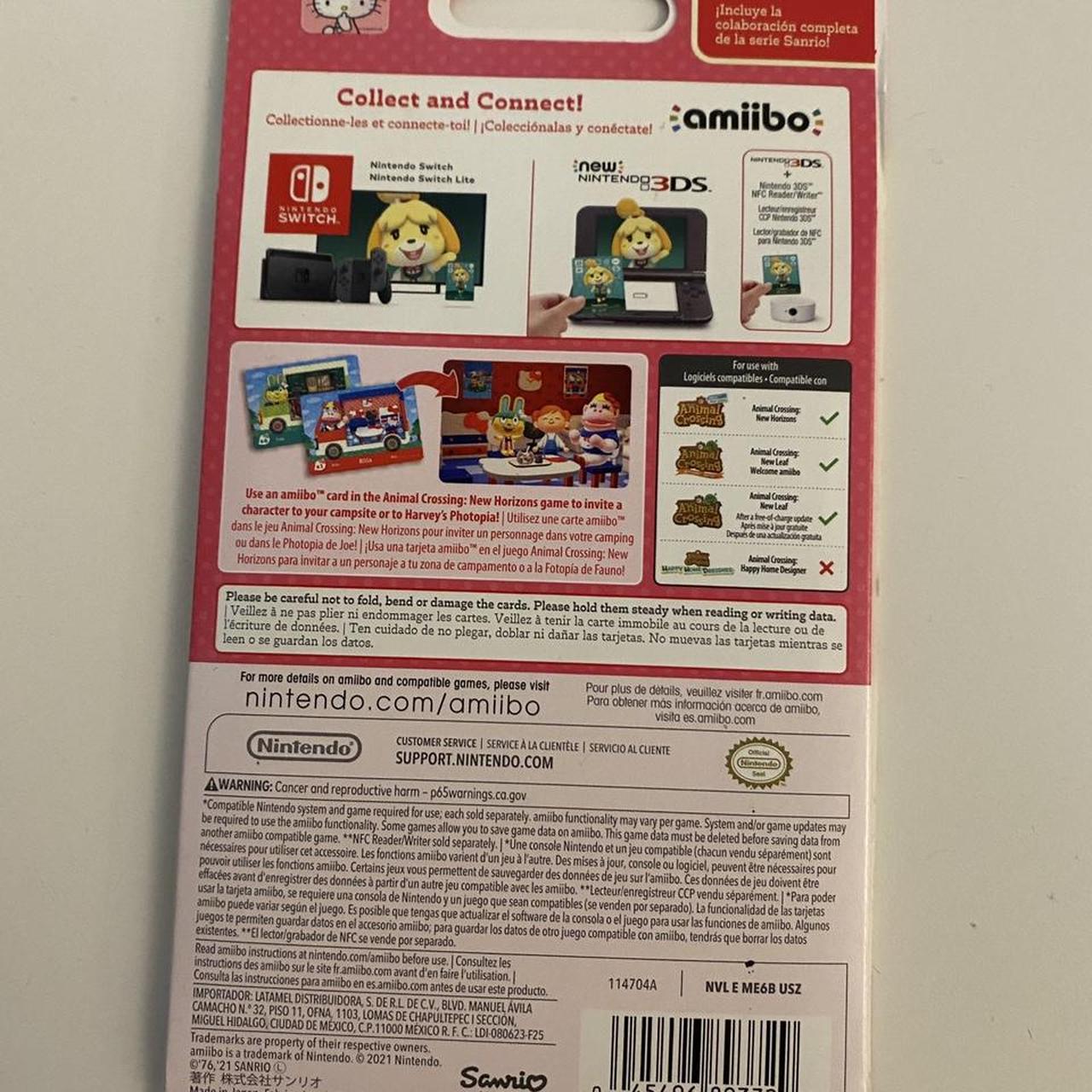 Unopened pack of animal crossing sanrio amiibo cards... - Depop