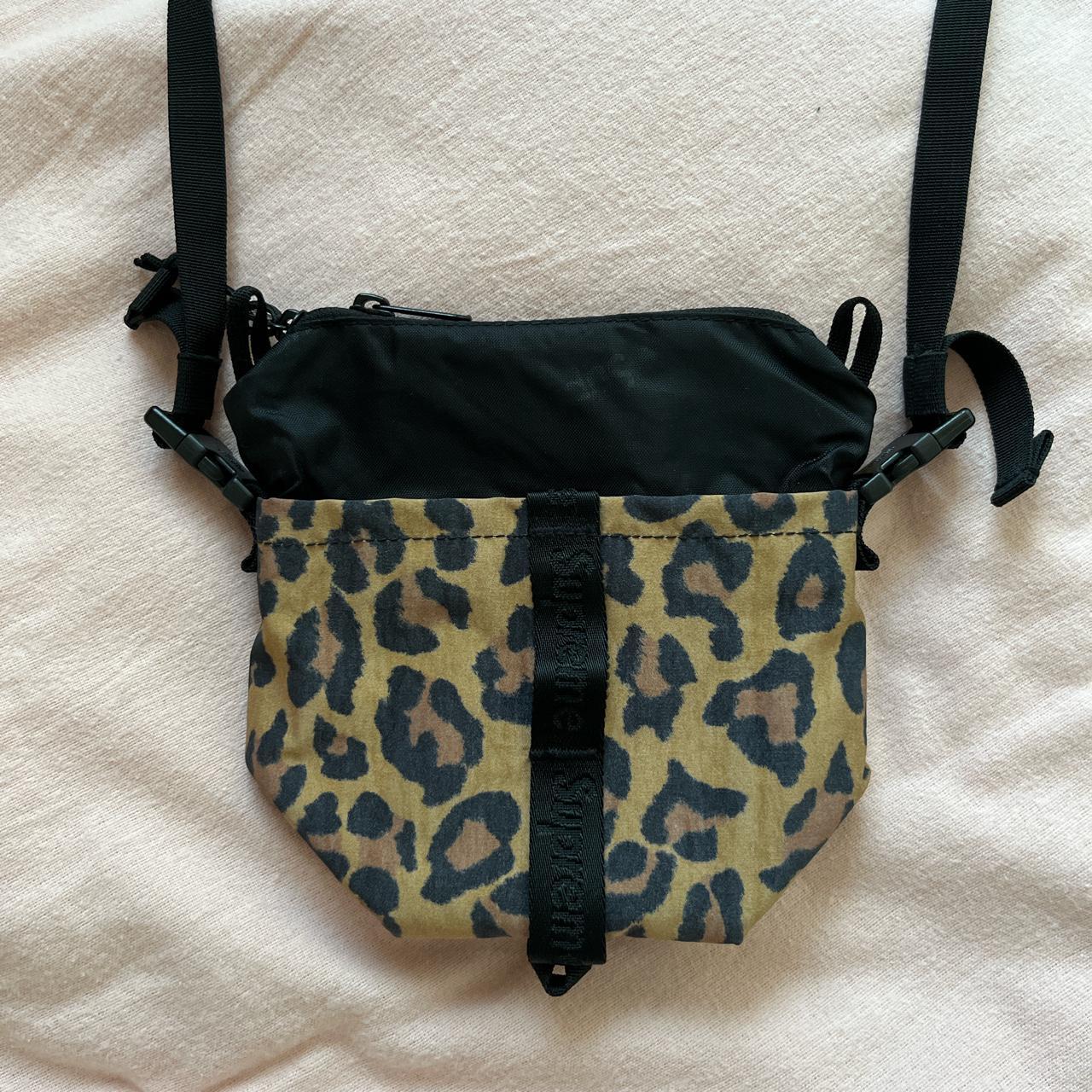 Supreme leopard / cheetah print side bag. Worn less... - Depop